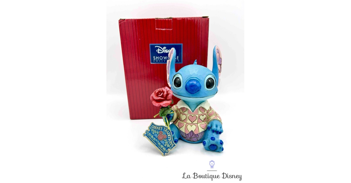 Figurine Jim Shore Stitch Clueless Casanova Disney Traditions Showcase Collection Lilo et Stitch ...